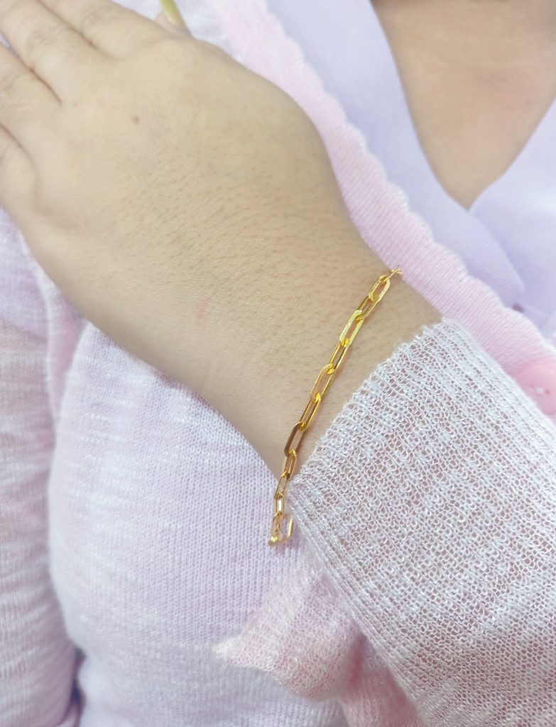 Modern Paper Clip Handchain - U Hton Goldsmith & Jewellery